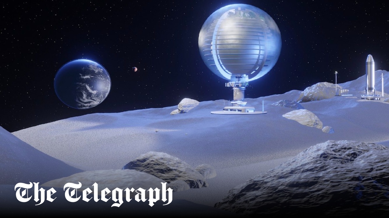 NASA's plan for living on the Moon? A space base made of glass ...