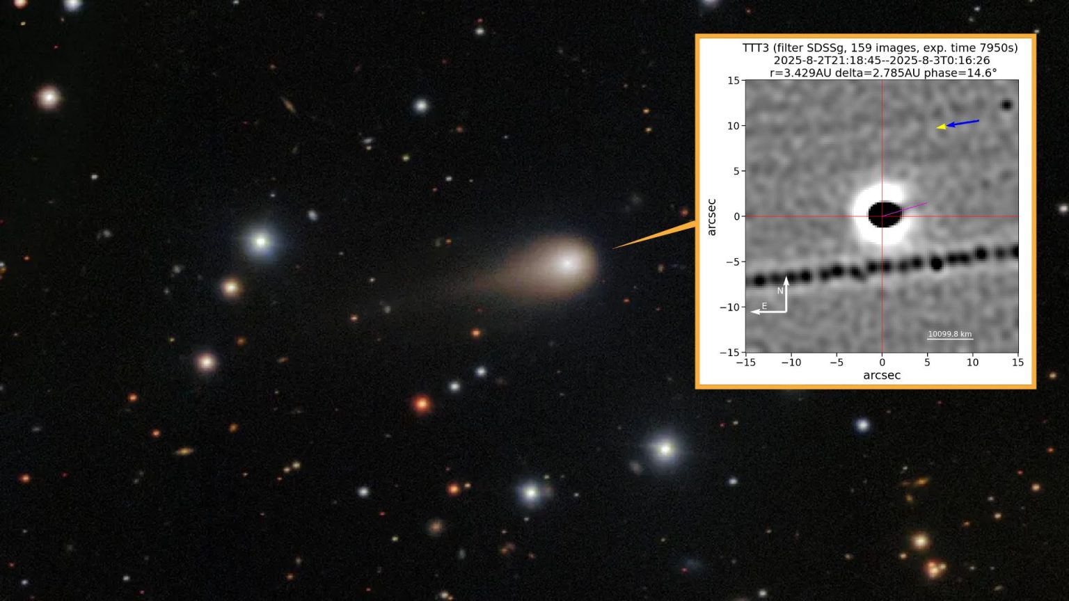 New images of interstellar object 3I/ATLAS show giant 'jet' shooting ...